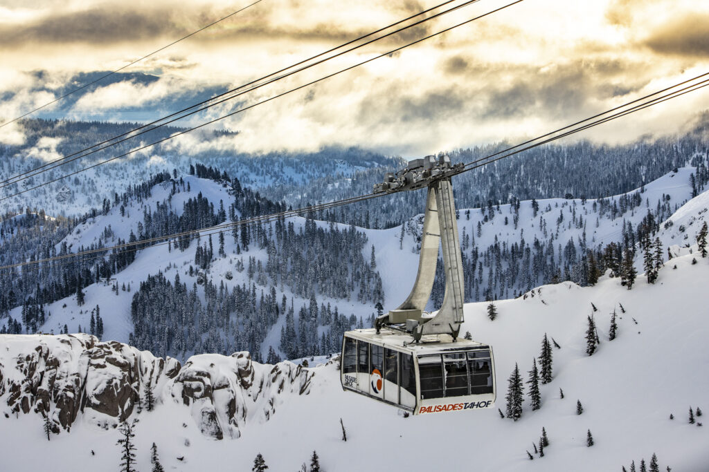 The Aerial Tram at Palisades Tahoe - Red Wolf Lodge at Olympic Valley